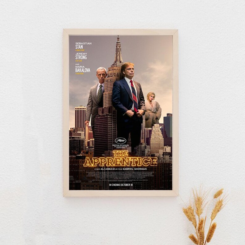 The Apprentice 2024 Movie Postermodern Canvas Print Wall Art ...