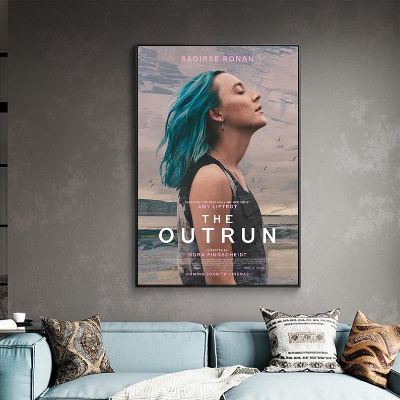 The Outrun 2024 Movie Postermodern Canvas Print Wall Art Paintingoffice ...