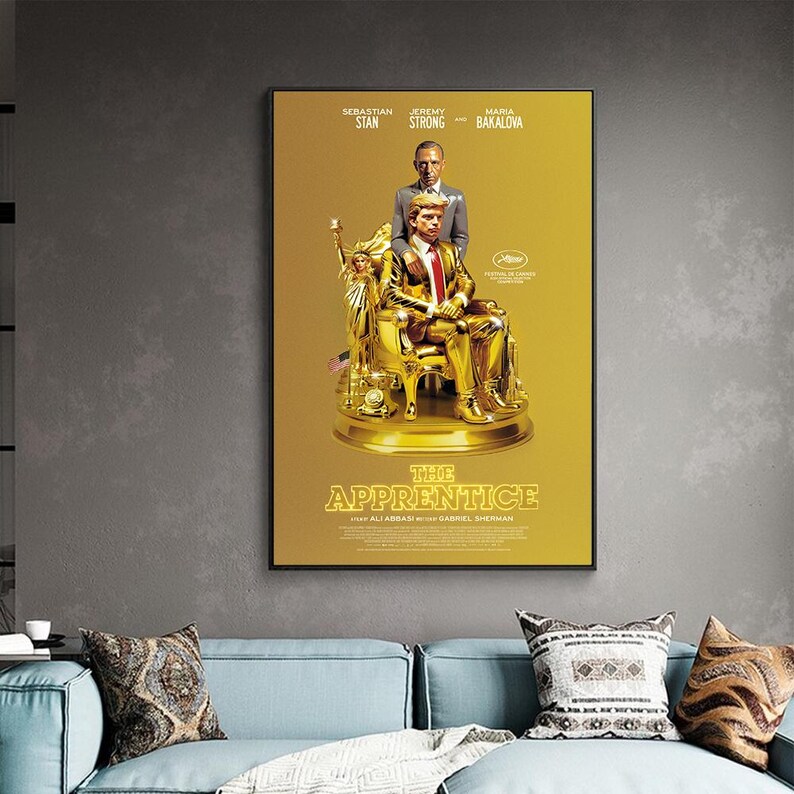The Apprentice 2024 Movie Postermodern Canvas Print Wall Art ...