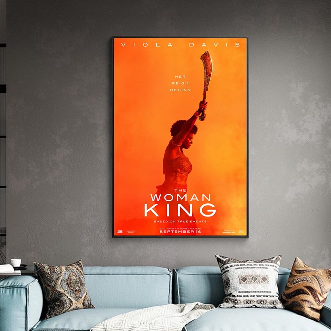 The Woman King 2022 Movie Postermodern Canvas Print Wall Art ...