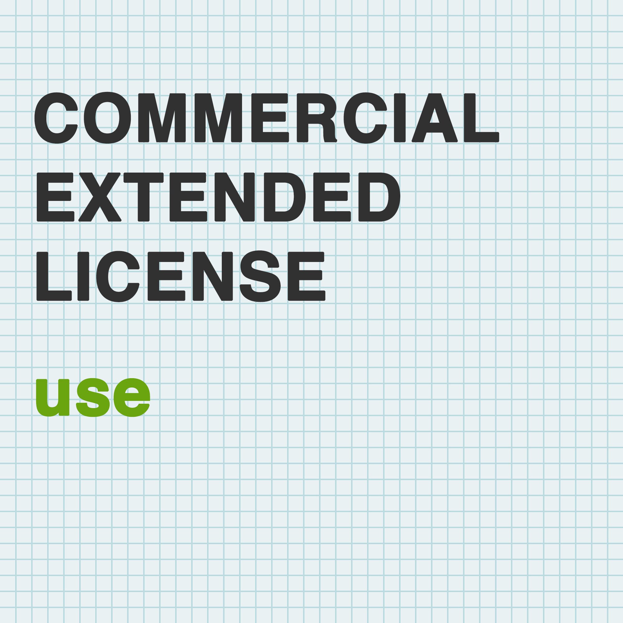 Extended Use License Commercial Use Bold Ideas Digital | Etsy