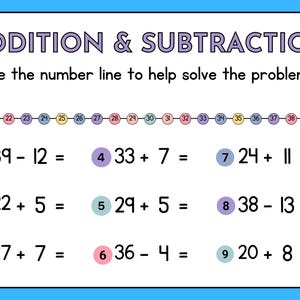 Blast off With Math! Simple Sums Digital Download - Etsy