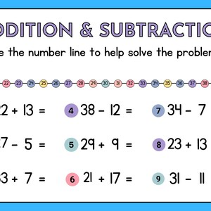 Blast off With Math! Simple Sums Digital Download - Etsy