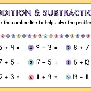 Blast off With Math! Simple Sums Digital Download - Etsy
