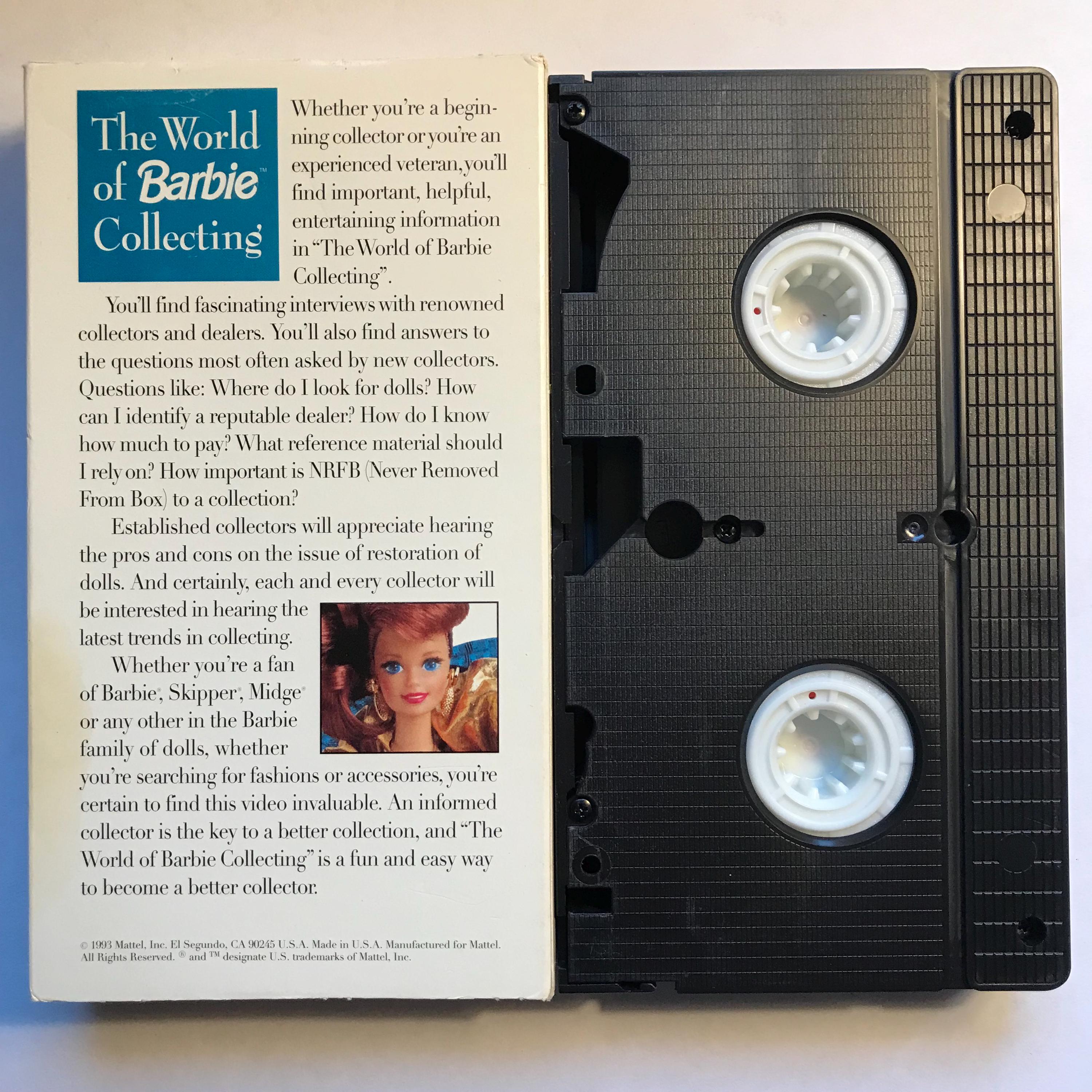 The World of Barbie Collecting VHS Tape 90s Mattel Collectible - Etsy