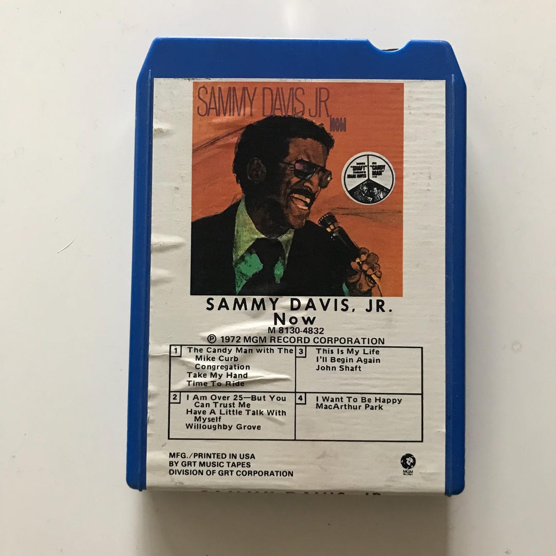 Sammy Davis Jr - Now 8 Track Tape 1972 MGM Soul Pop R&B Collectible - Etsy