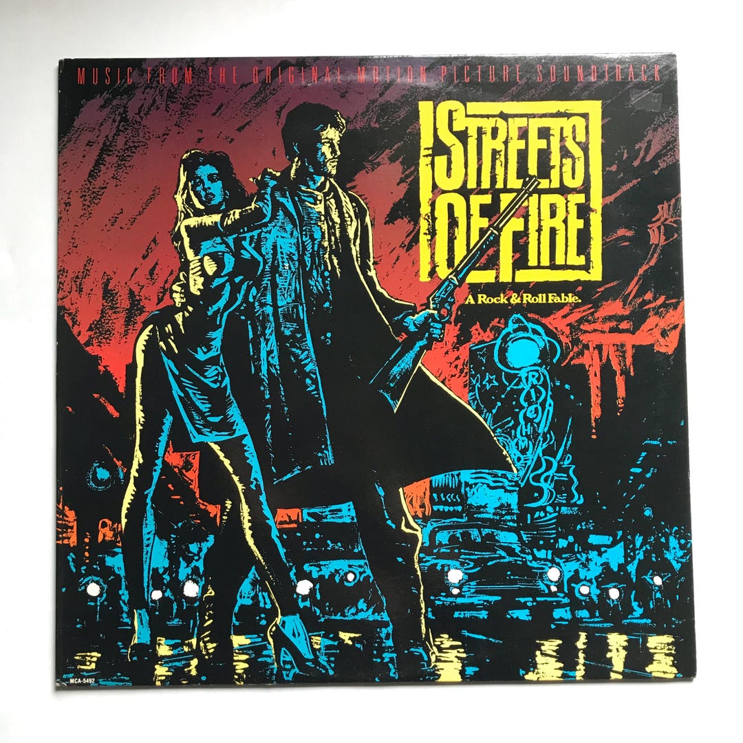 Streets of Fire - Original Soundtrack LP 1984 MCA Canada Retro 80s ...