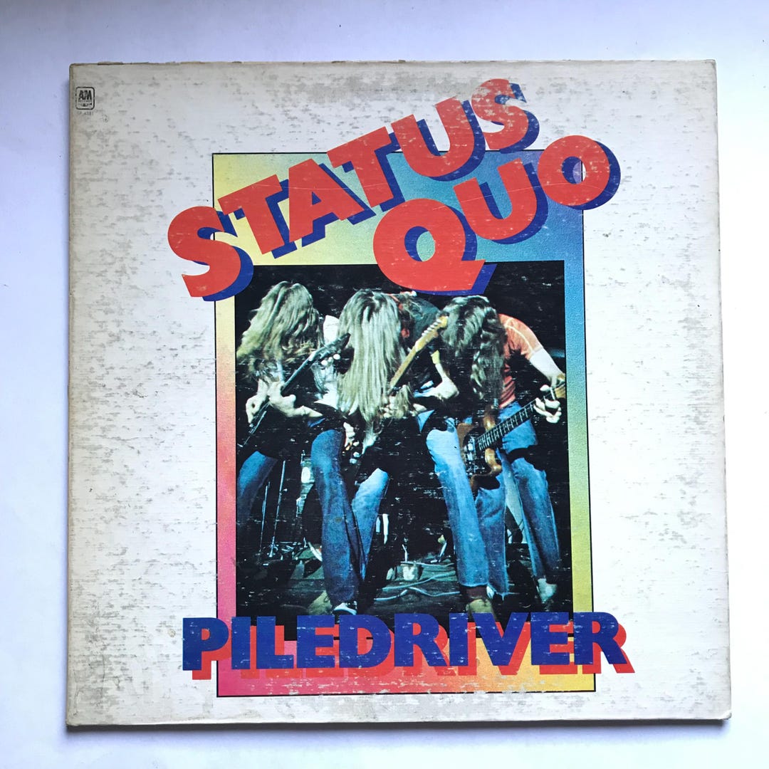 Status Quo - Piledriver LP Gatefold 1972 A&M Records 1st Press Canada ...