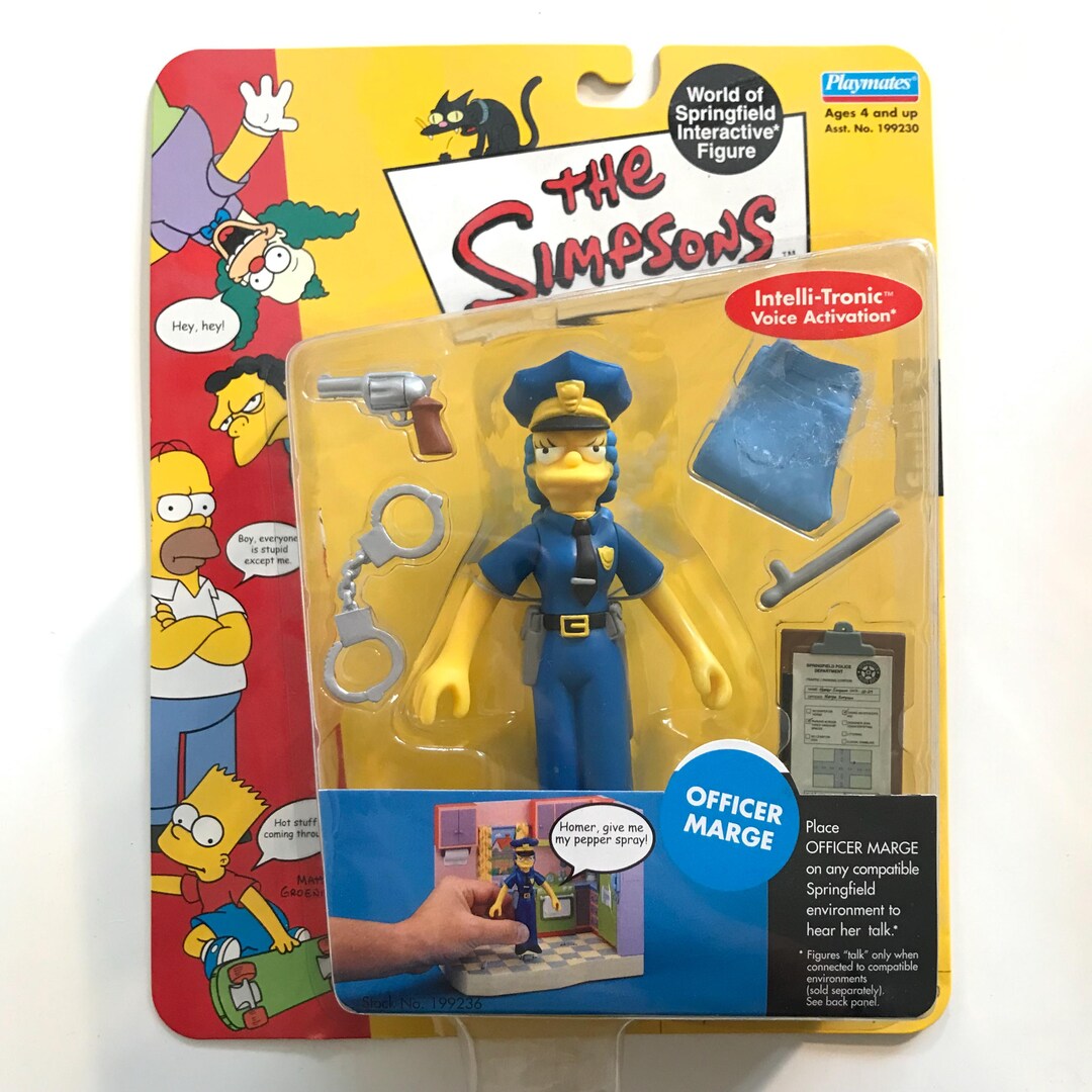 Vintage Playmates Officer Marge Figure the Simpsons Series 7 ...