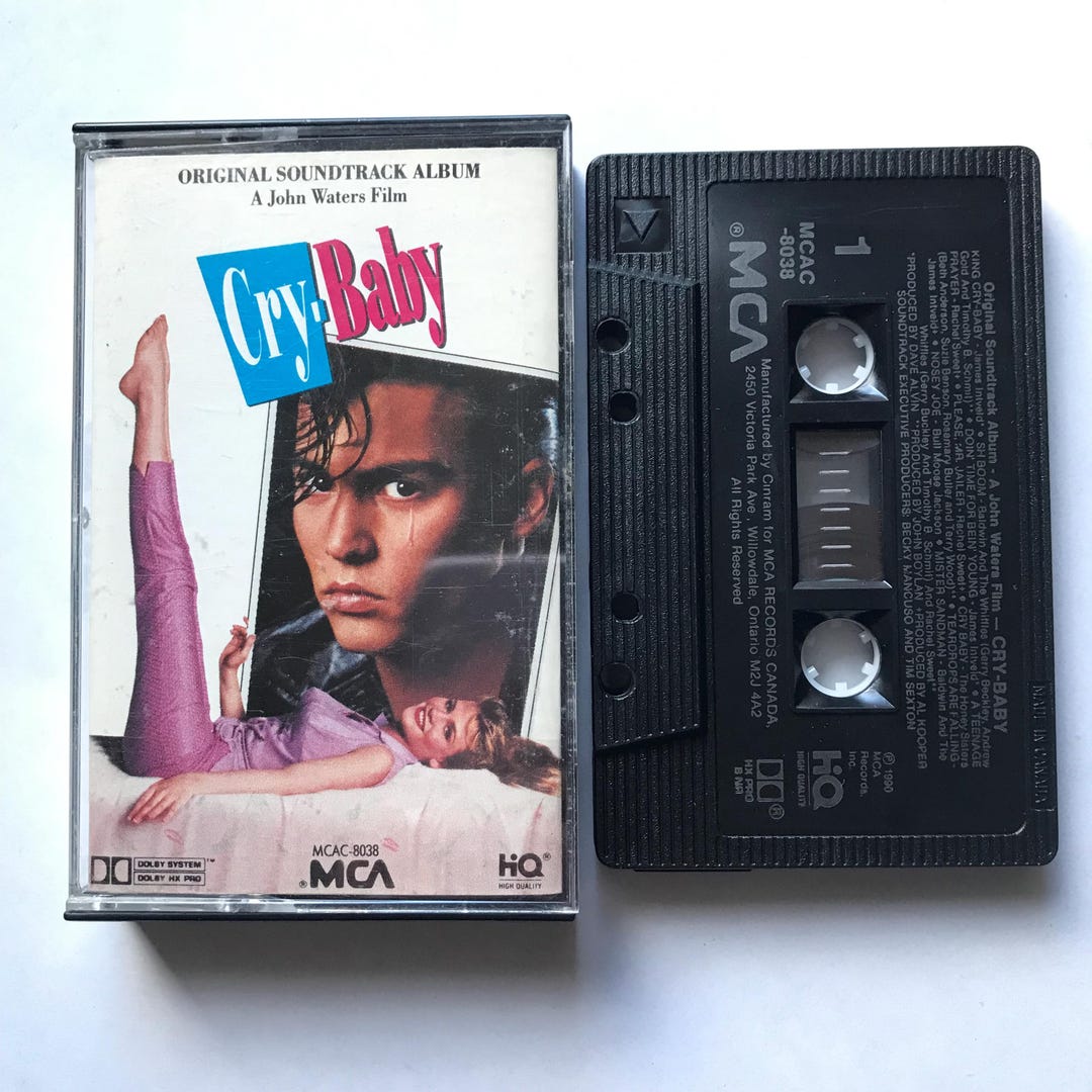 Cry Baby Original Soundtrack Cassette Tape 1990 90s Cult Movie John Waters - Etsy