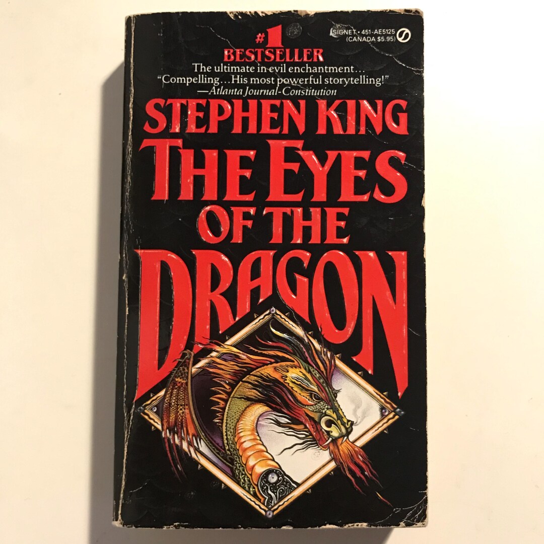 The Eyes of the Dragon - Stephen King Vintage 80s Fantasy Paperback ...