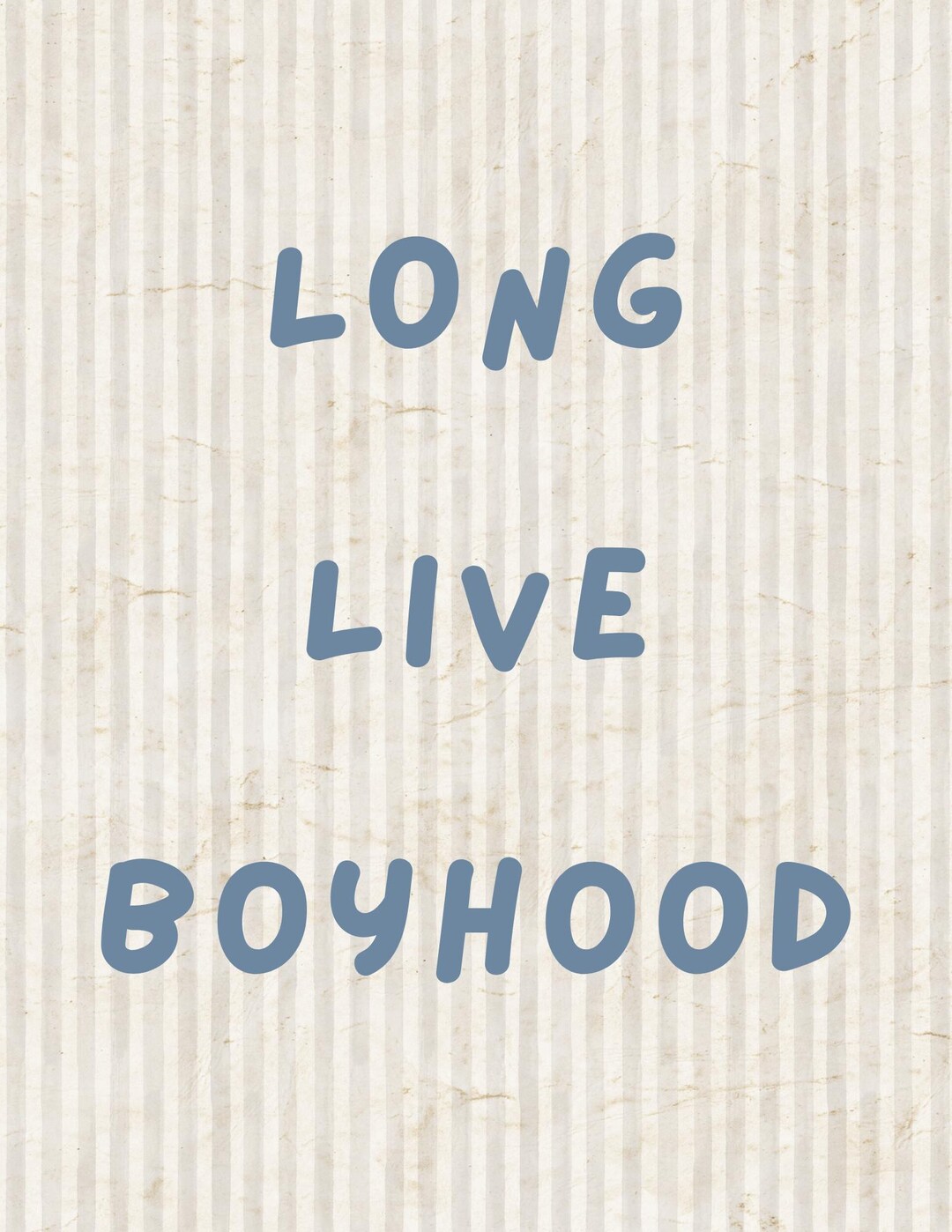 Long Live Boyhood Print Download - Etsy