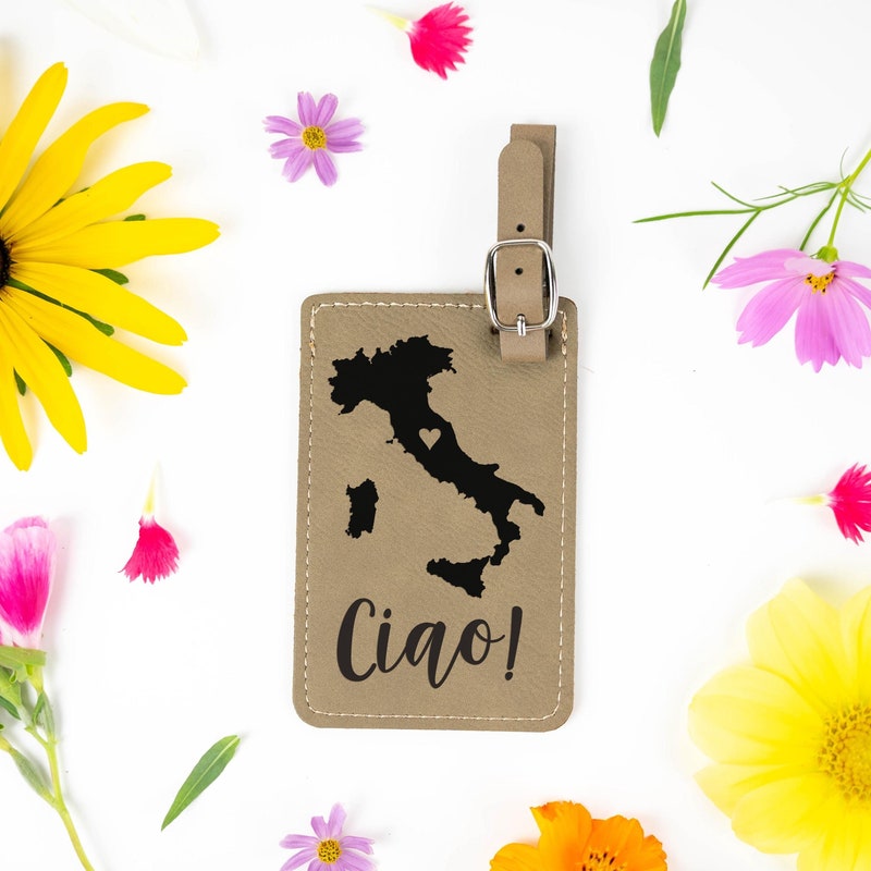 Luggage Tag of Italy - Etsy