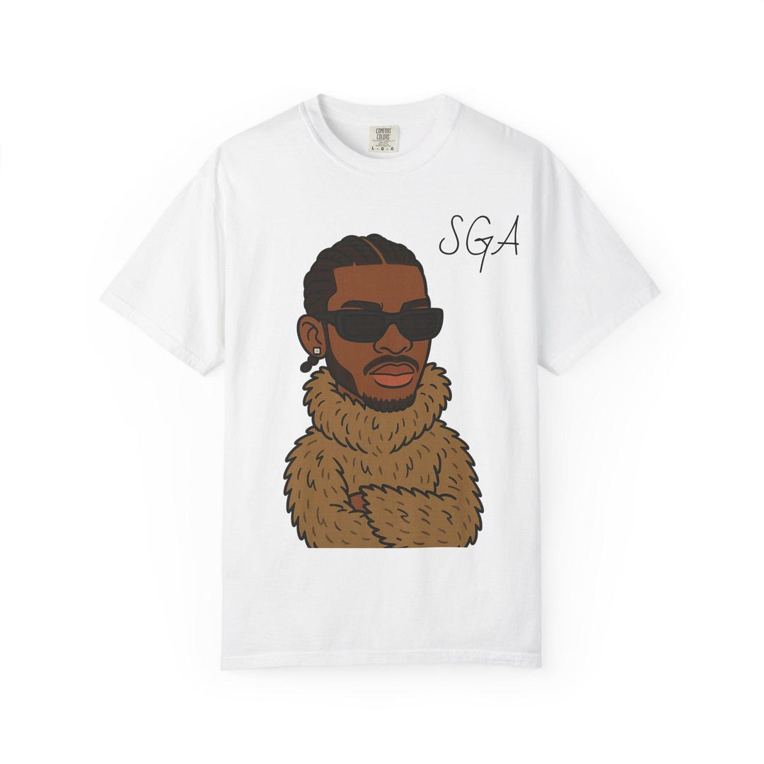 Shai Gilgeous-alexander (SGA) Stylish Graphic T-shirt, Nba Graphic Tee ...