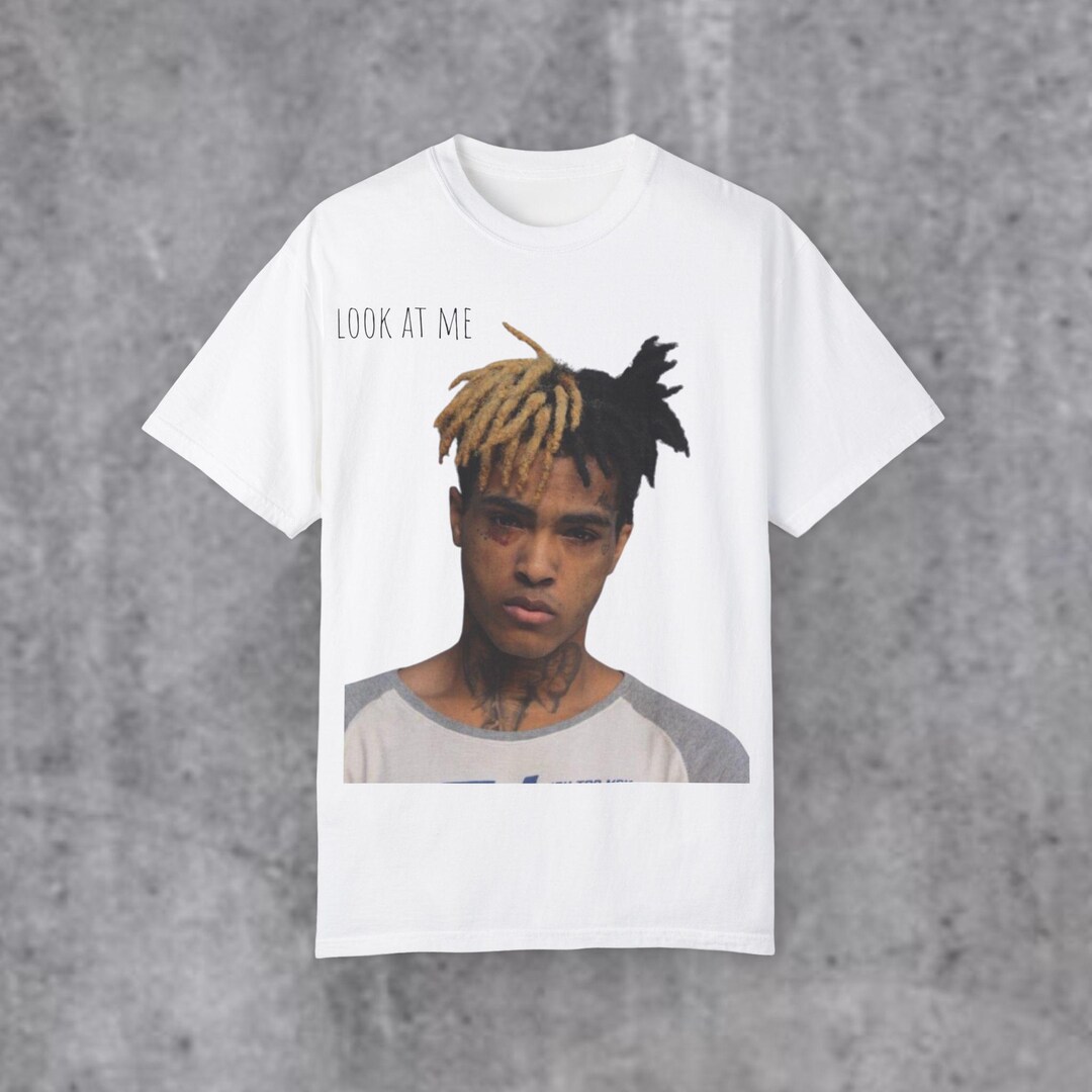 X Rapper Mugshot T-shirt, Hip Hop Tee, Musician Shirt, Urban Streetwear ...