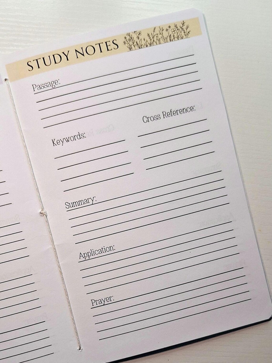 Handmade Scripture Writing Notebook, Bible Study Journal, Scripture ...