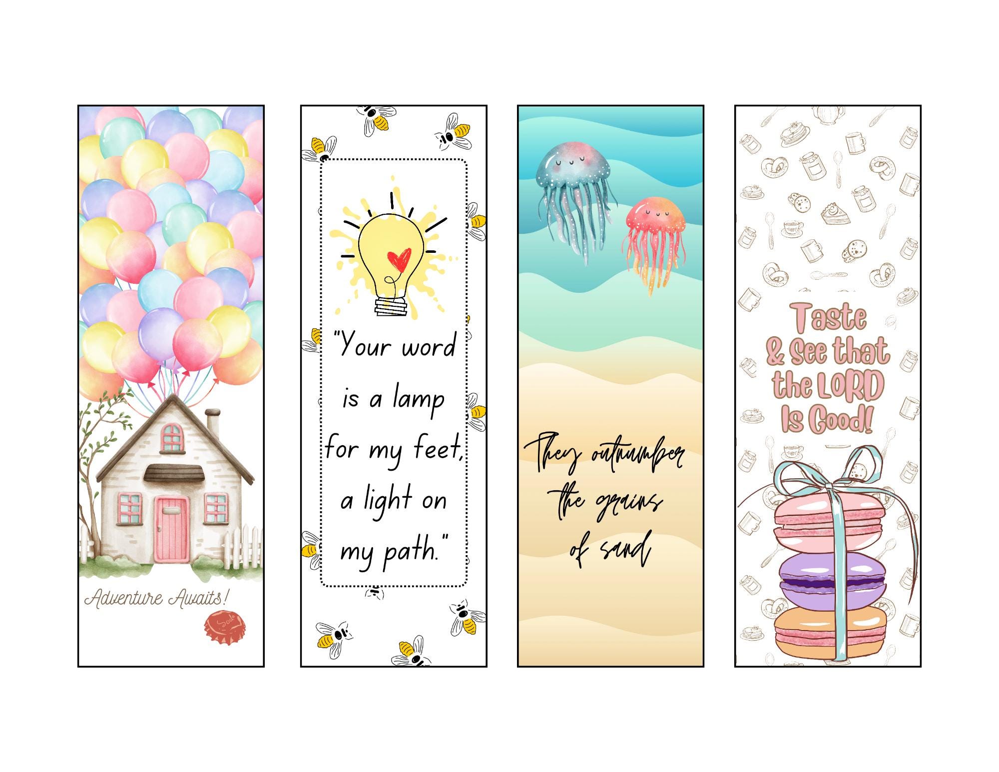 Printable Bookmarks, Bible Journaling, Scripture Writing, Bible Study ...