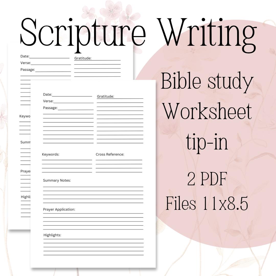 Sermon Notes Printable, Bible Study Printable, Scripture Writing ...