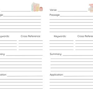 Sermon Notes Printable, Bible Study Printable, Scripture Writing ...