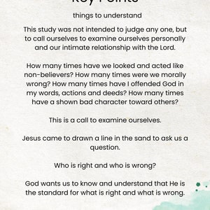 Bible Study, Printable Bible Lessons, Bible Study Printable, Digital ...