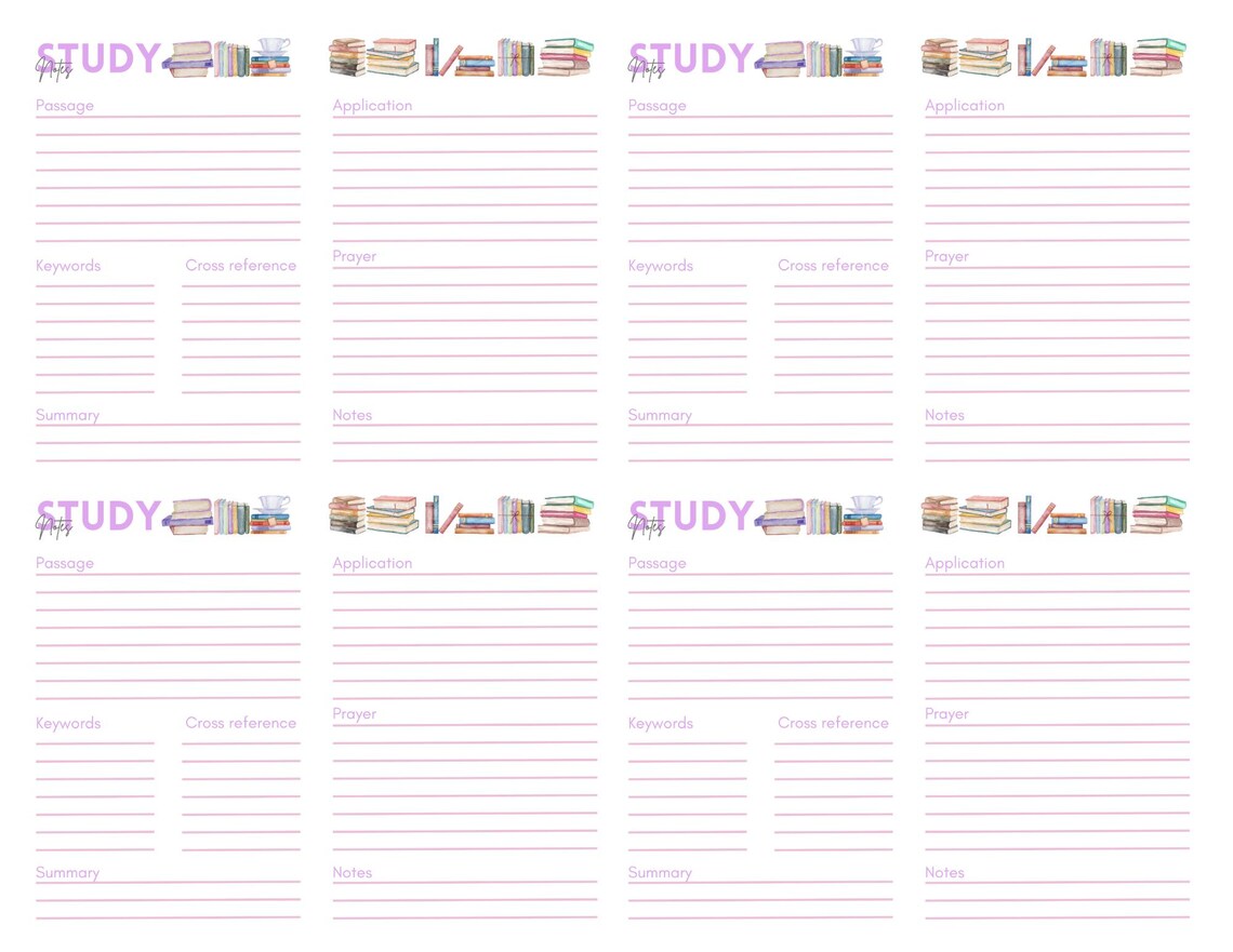 Bible Study Notes, Scripture Writing Printable, Bible Journaling, Bible ...