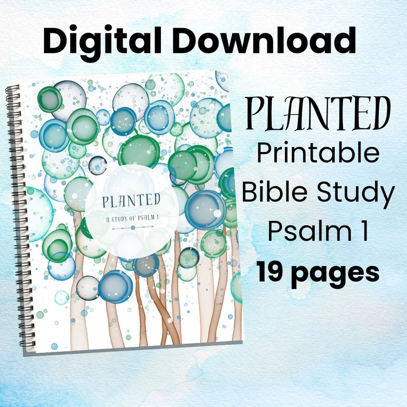 Bible Study, Printable Bible Lessons, Bible Study Printable, Digital ...