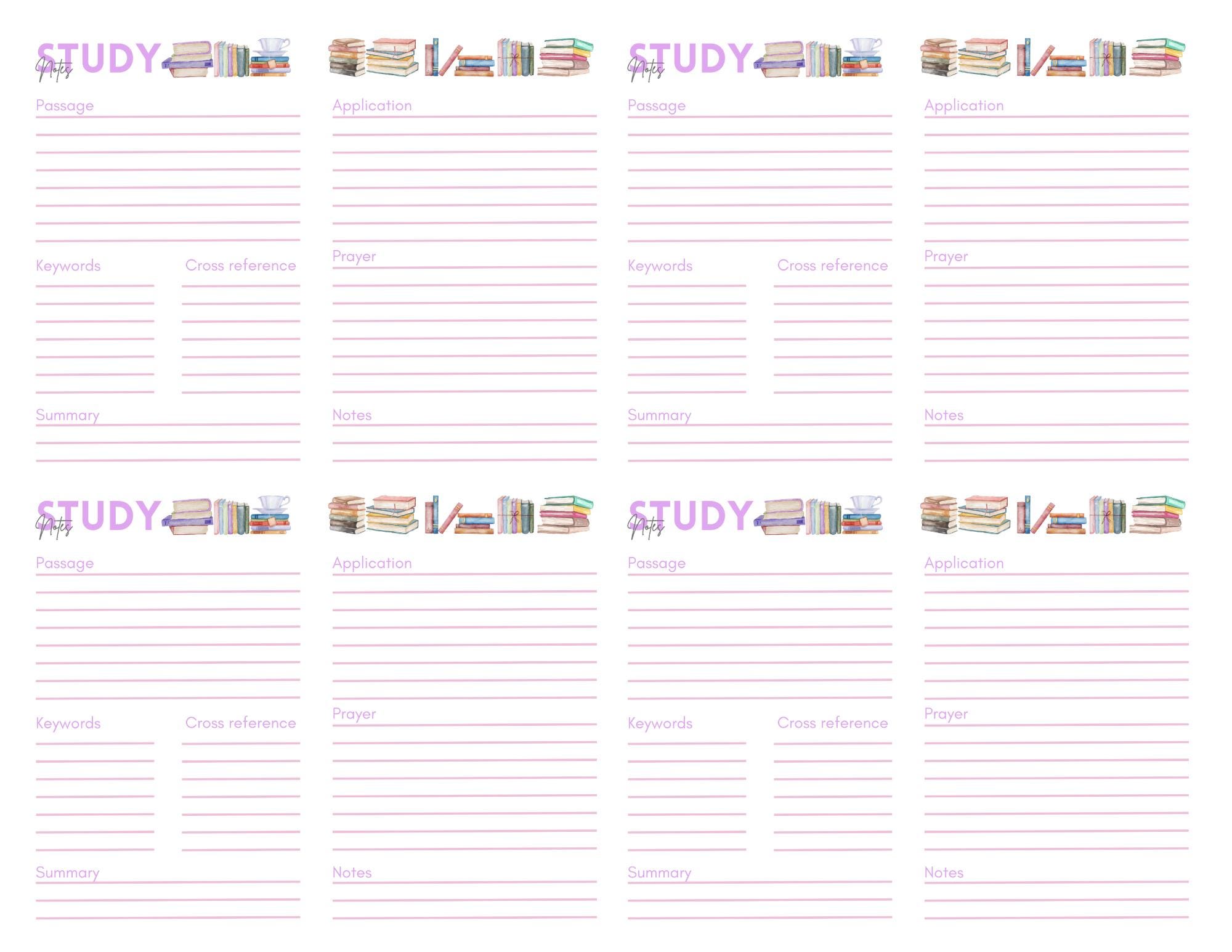 Bible Study Notes, Scripture Writing Printable, Bible Journaling, Bible ...