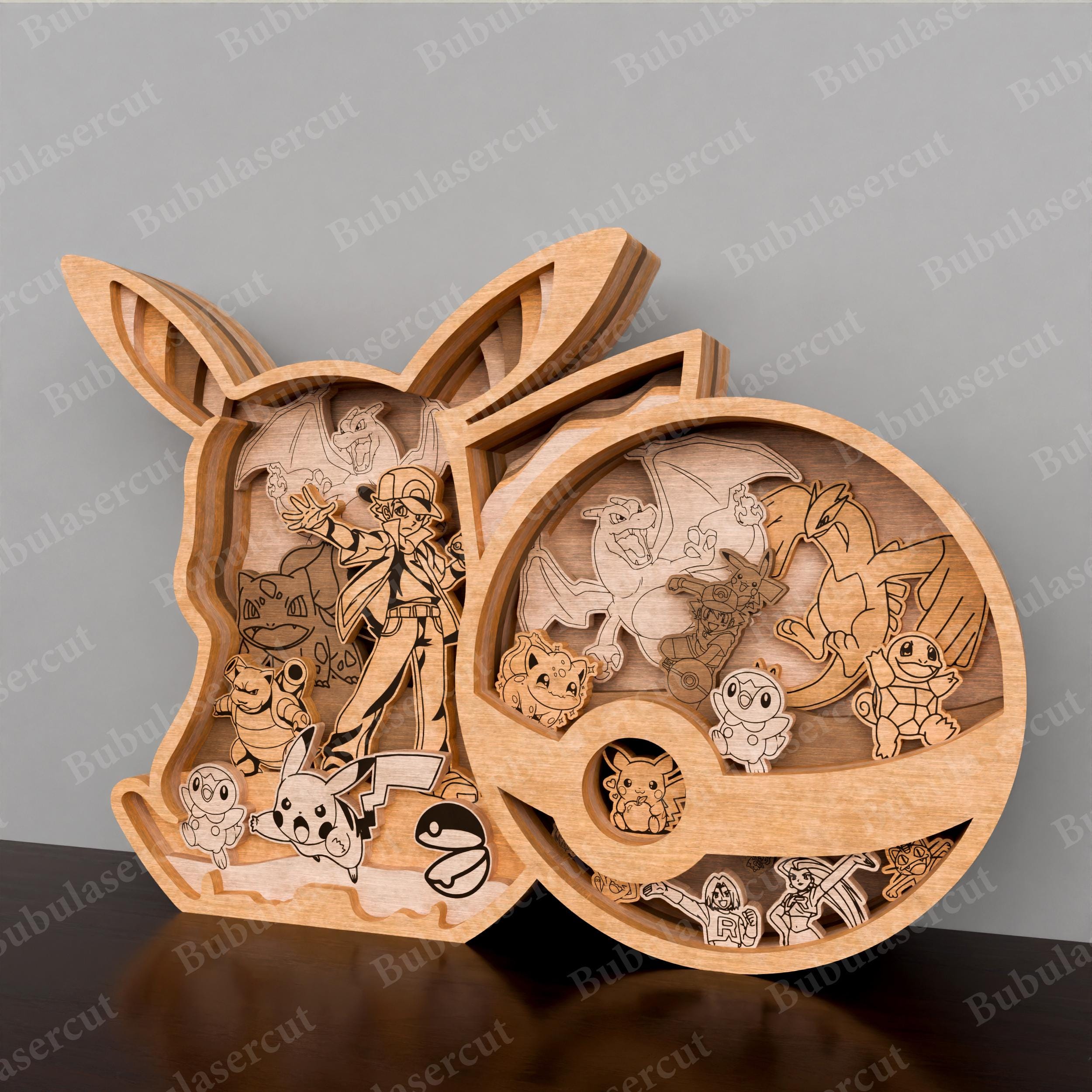 Cartoon Multilayers Laser Cut File, Multilayers Svg, Cartoon Glowforge ...