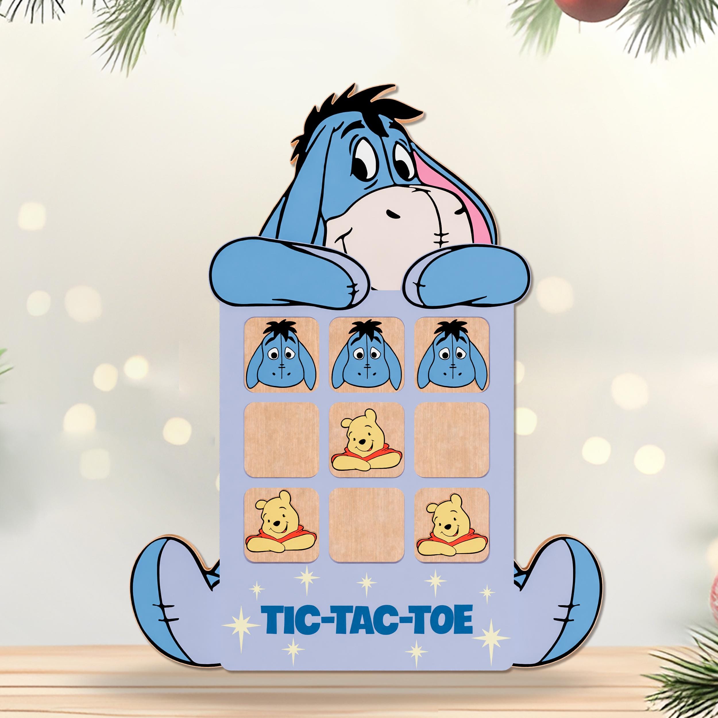 Cute Character Tic Tac Toe Laser Cut File Svg,cute Character Tic Tac ...