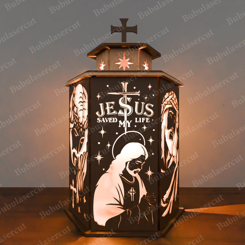 Christ Lantern Laser Cut Svg | Jesus Lantern Christian Lantern ...
