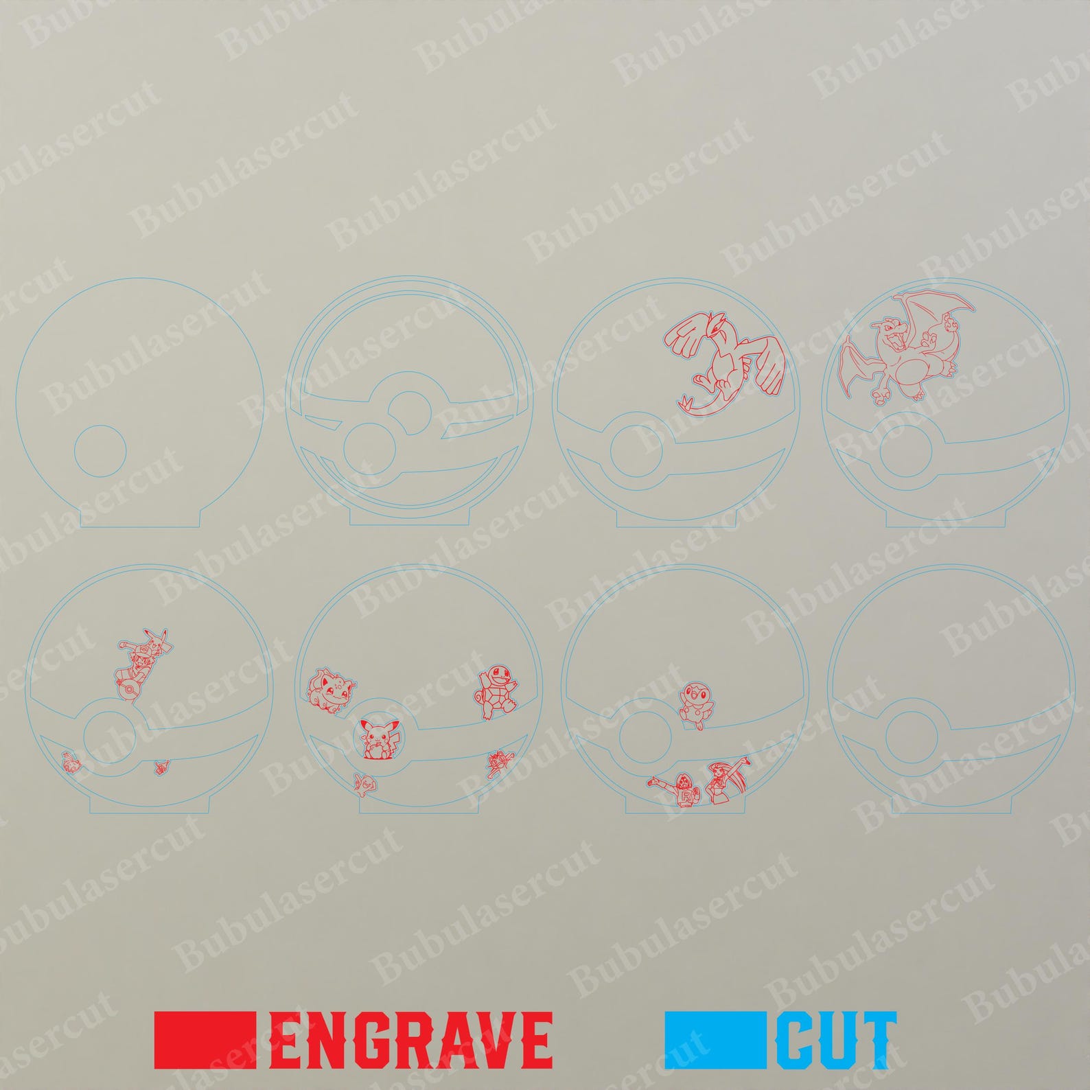 Cartoon Characters Multilayers Laser Cut File, Multilayers Svg,cartoon ...