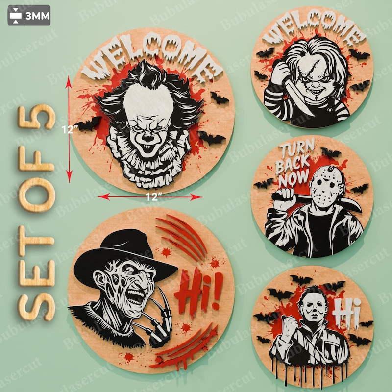 Horror Movie Signs - Etsy