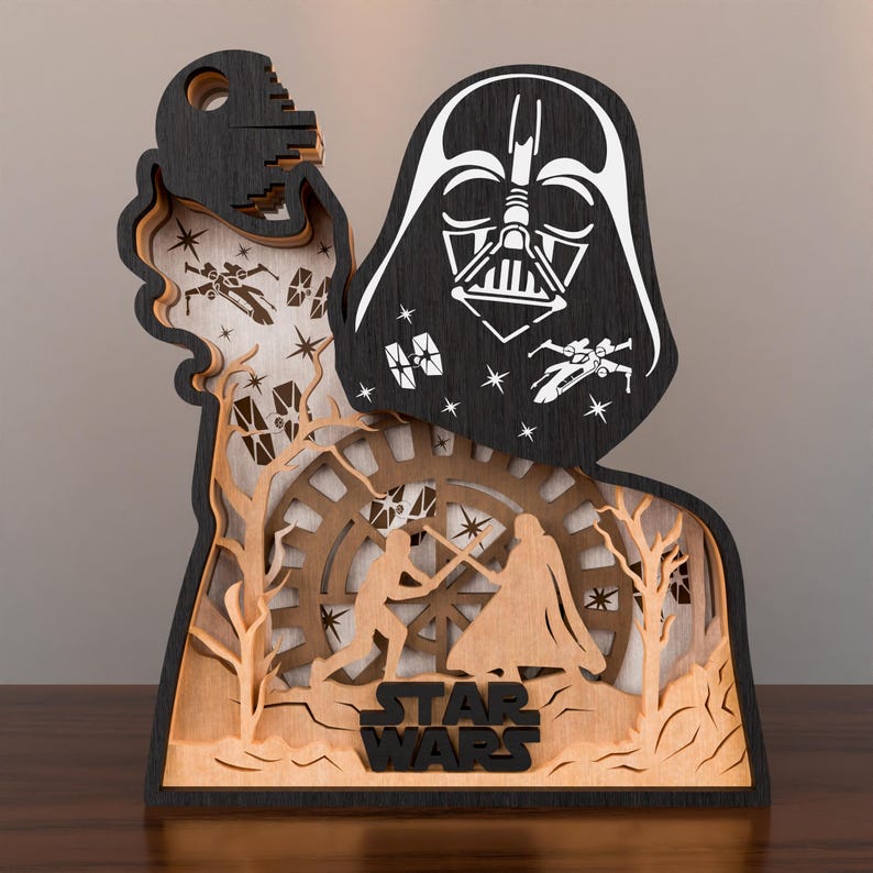 Movie Characters Multilayers Laser Cut File, Characters Multilayers ...