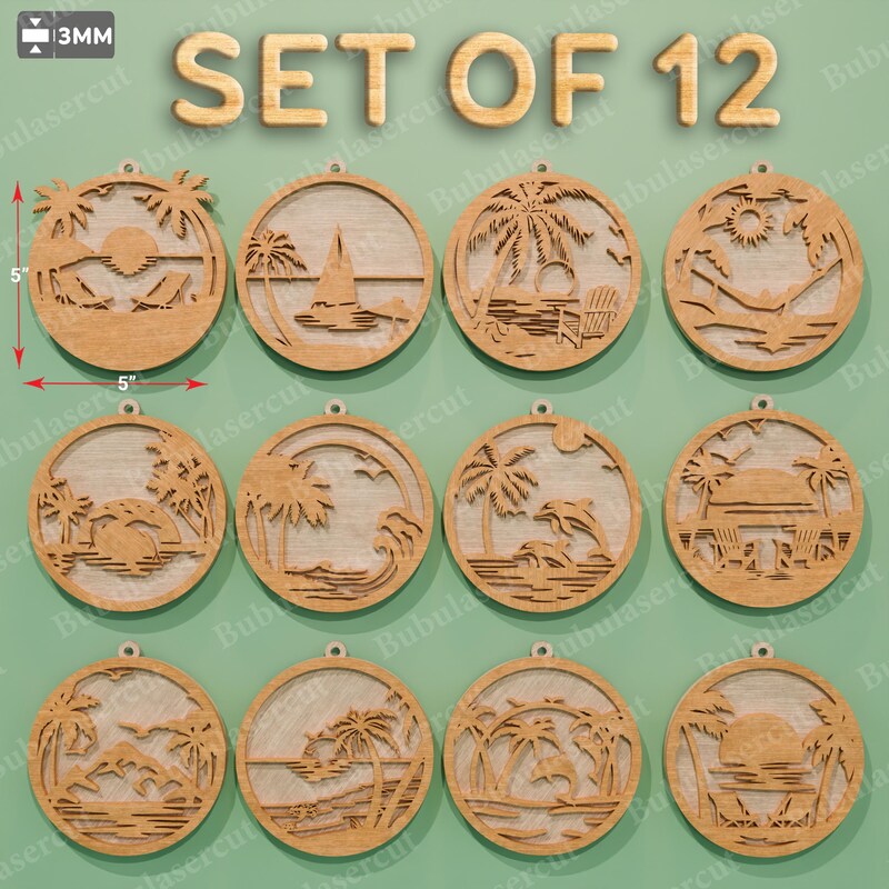 Birthday Tags Laser Cut - Etsy