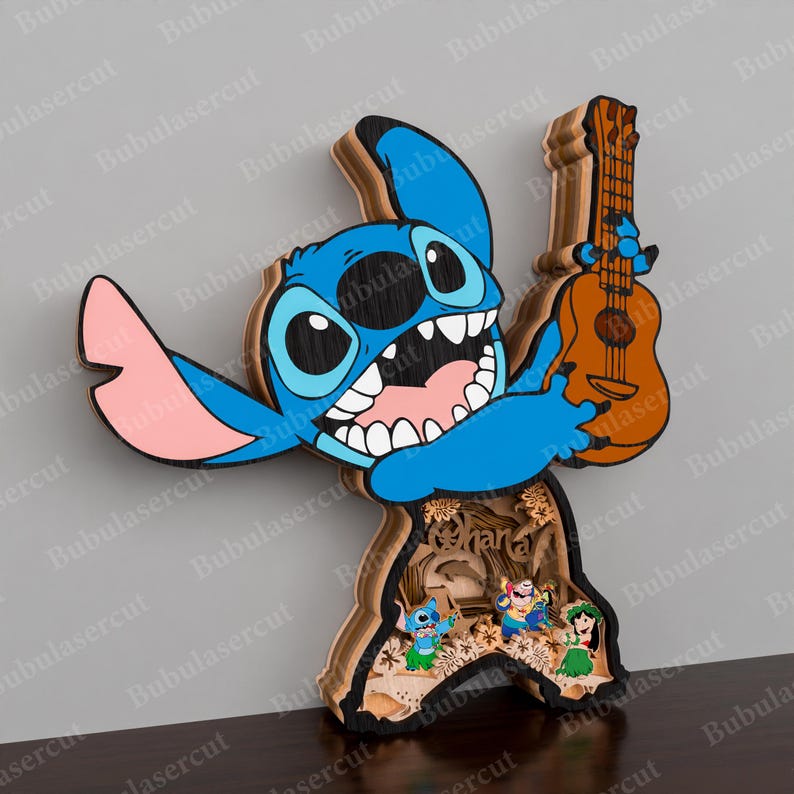 Cartoon Characters Multilayers Laser Cut, Characters Multilayers ...
