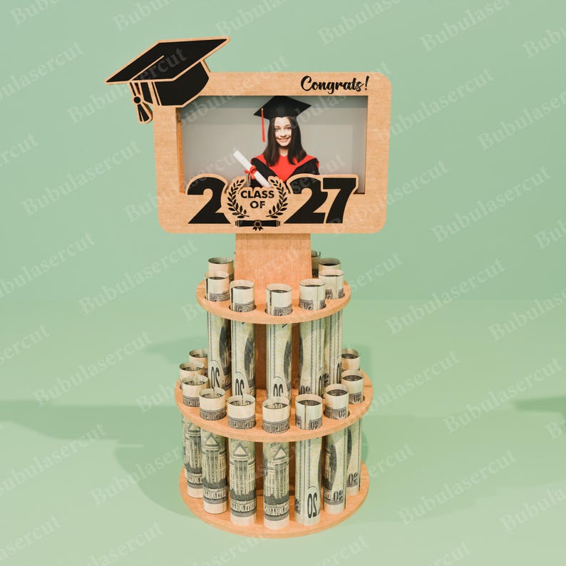 Personalized Graduation Money Holder Laser Cut File | Graduation ...