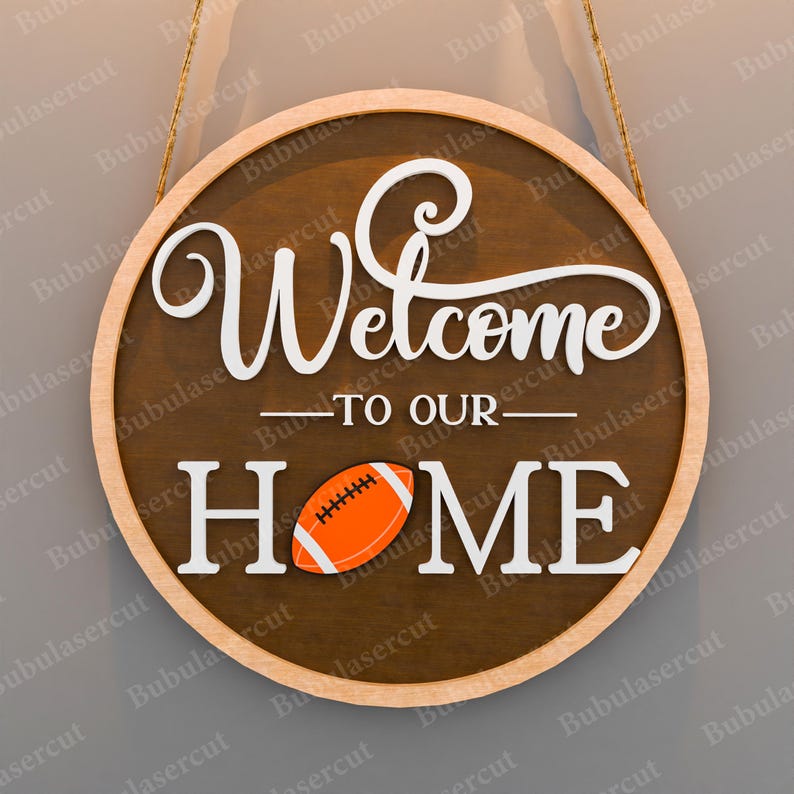 Welcome to Our Home Door Round Signs , Seasonal Welcome Signs ,seasonal ...