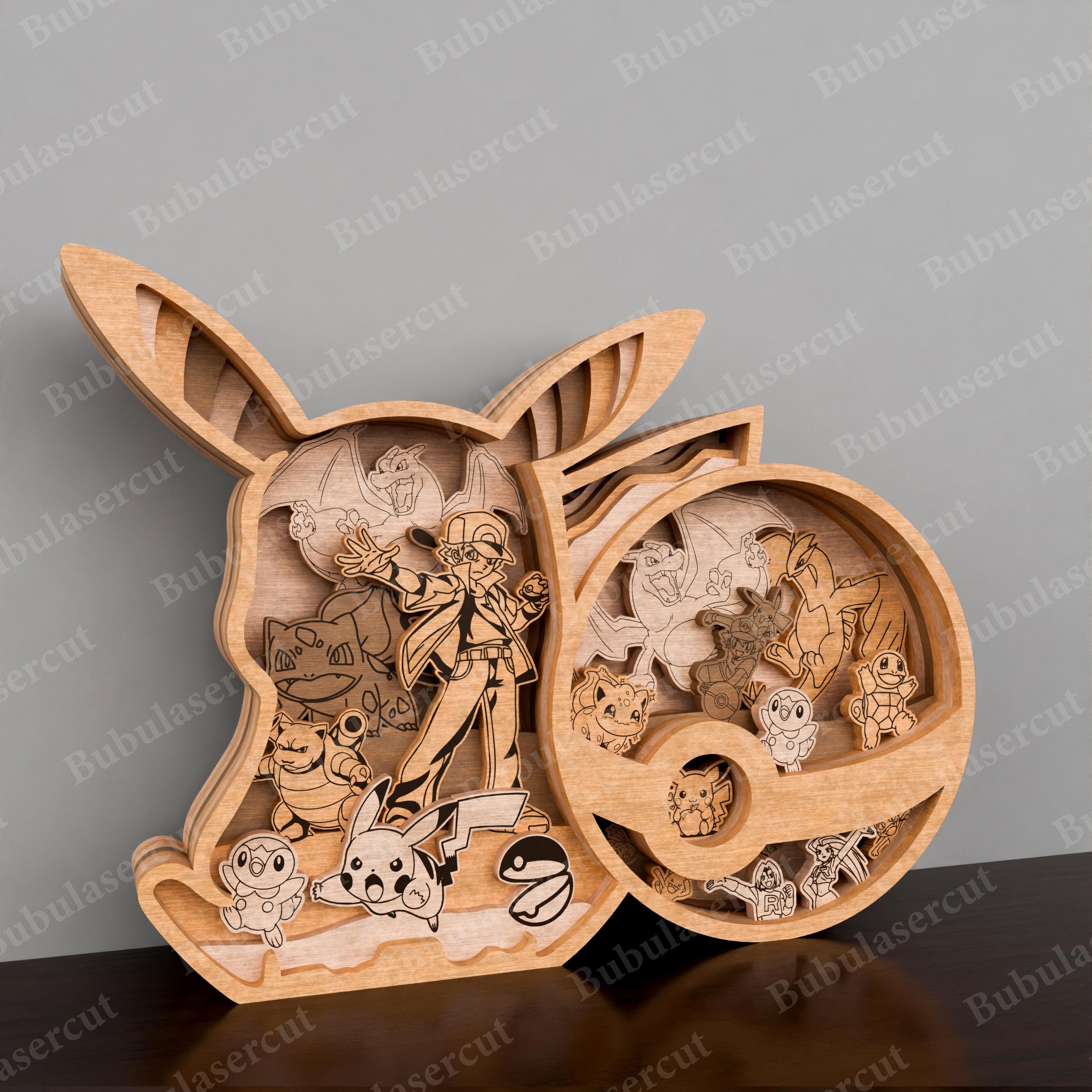 Cartoon Multilayers Laser Cut File, Multilayers Svg, Cartoon Glowforge ...