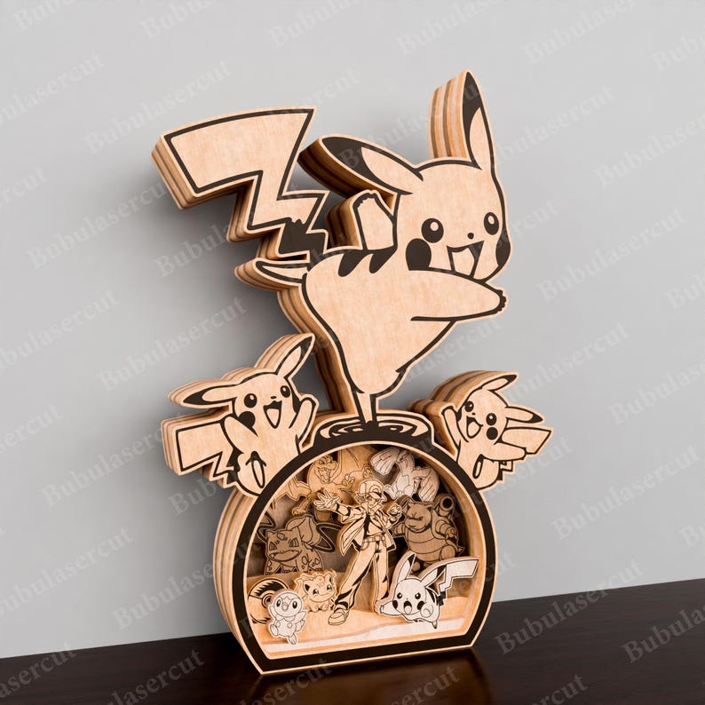 Cartoon Characters Multilayers Laser Cut,multilayers Svg, Cartoon ...