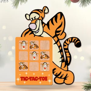 Cute Character Tic Tac Toe Laser Cut File Svg,cute Character Tic Tac ...