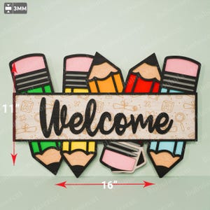 Personalized Teacher Door Sign Laser Cut File | Personalized Teacher ...