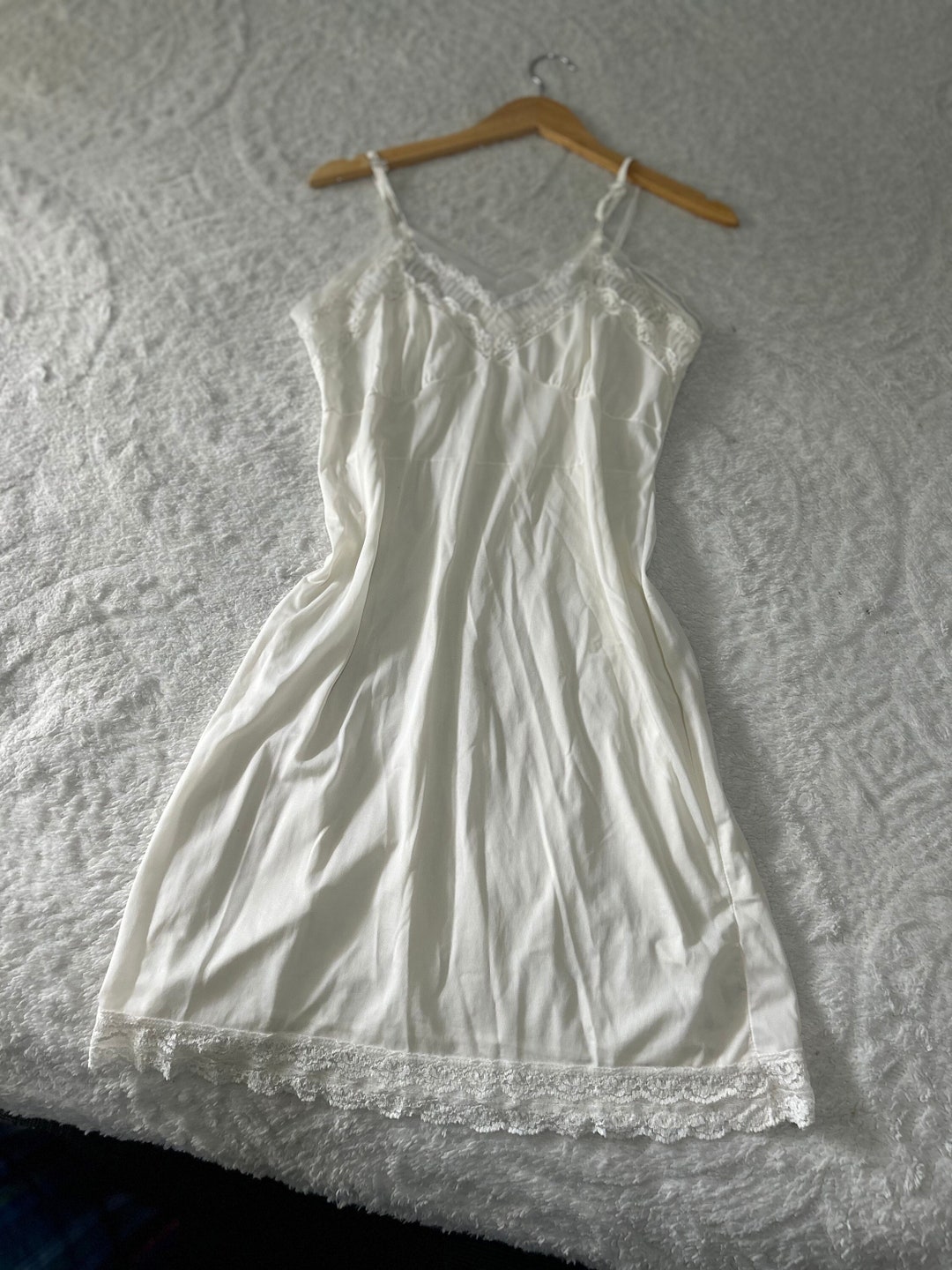 Vintage Short Spaghetti Strap Nightgown - Etsy