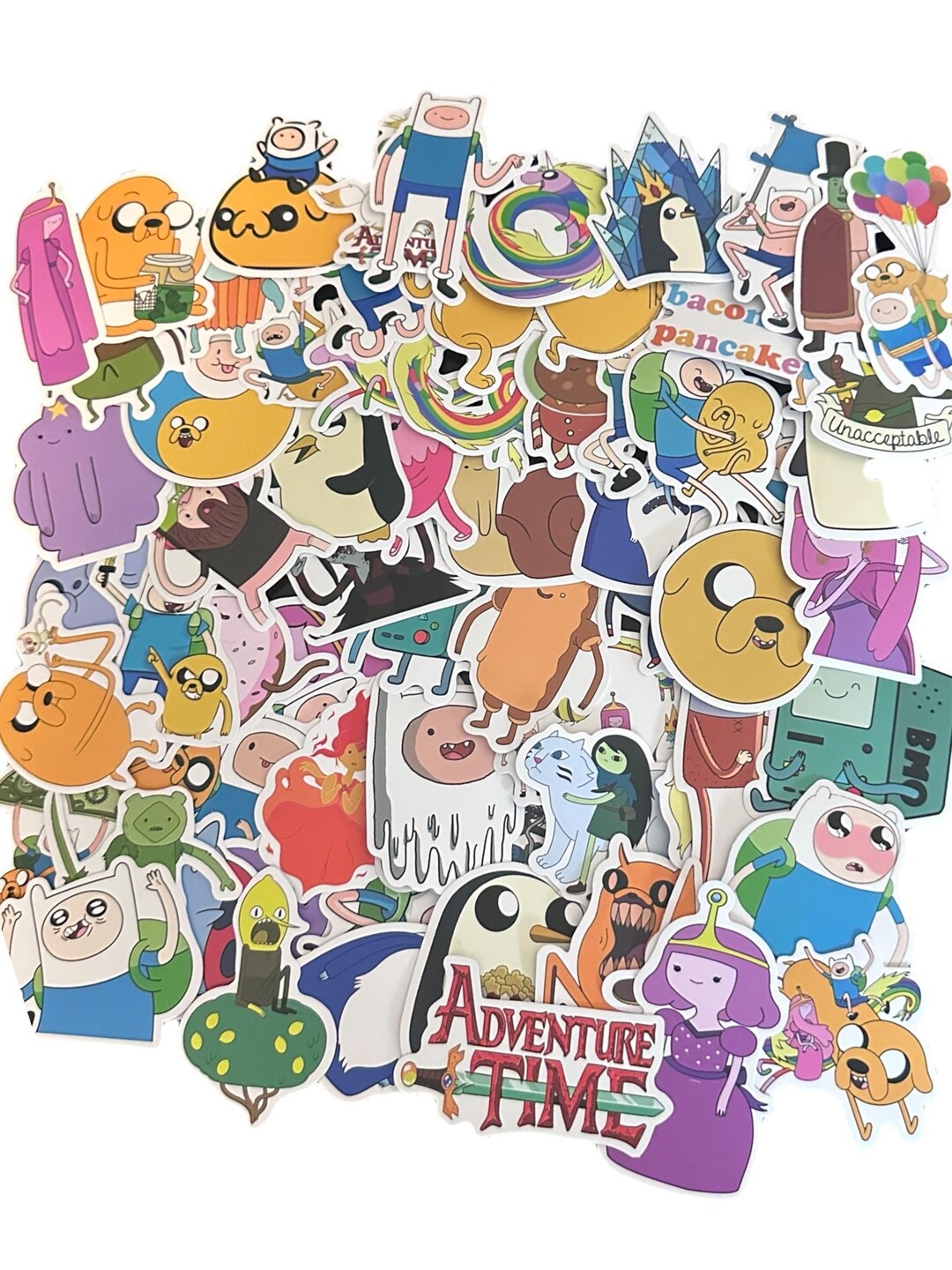 Adventure Time Sticker Pack Cute Cartoon Stickers for Laptops, Water ...