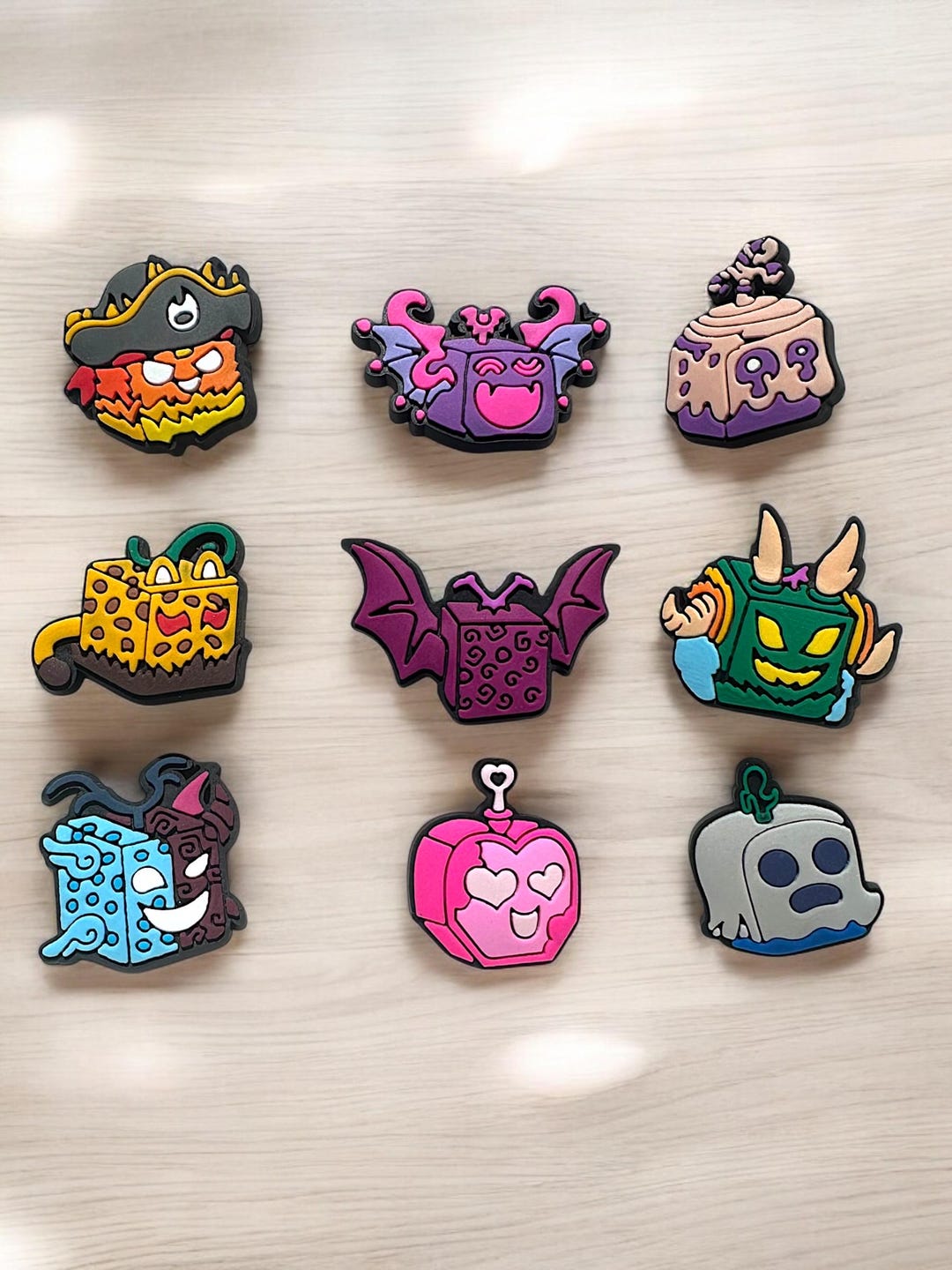 Blox Fruits Shoe Charms for Crocs Gamer Croc Charms Set Accessories for ...