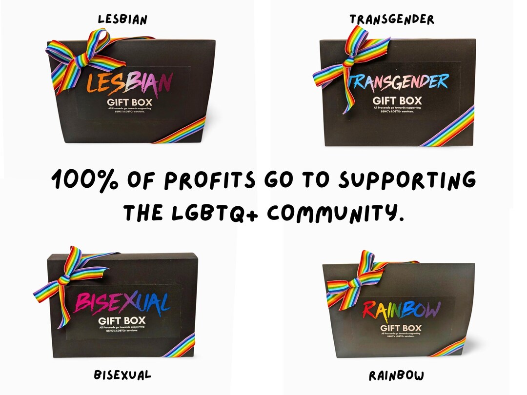 LGBTQ Flag Premium Gift Boxes Contains Large Flag, Bear Keyring, Enamel ...