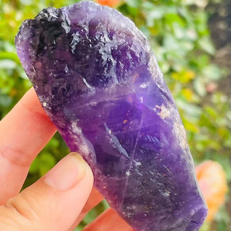 Raw Amethyst Crystal - Etsy