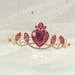 Beautiful Pink Princess Tiara Acrylic Diamond Pink Heart Crown Shiny ...