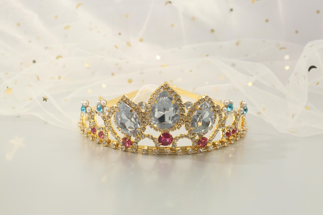 Princess Crown Halloween Role Playing Hair Accessories Girls Headdress ...