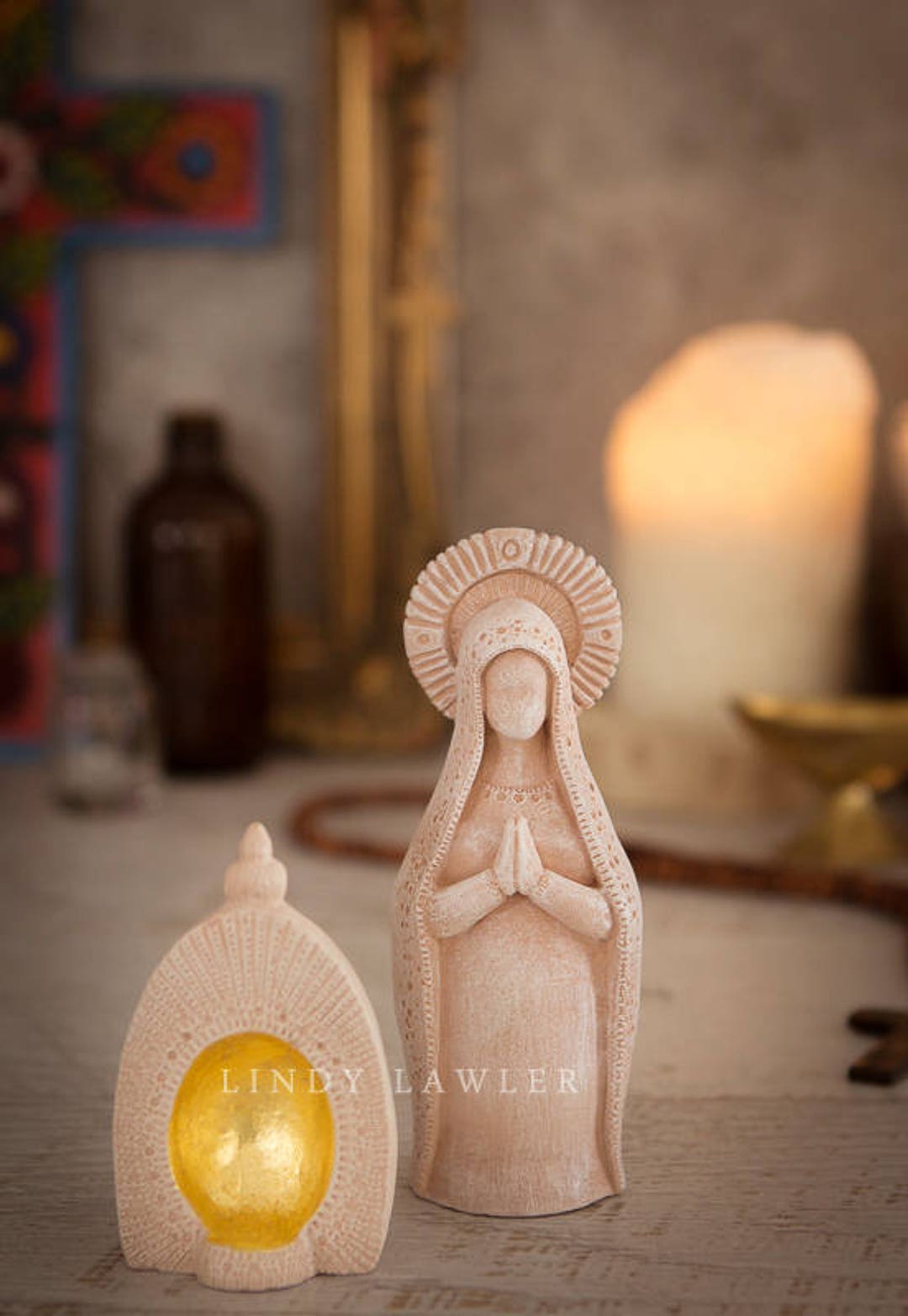 Sacred Shrine Only - Home Altar, Travel Shrine, Devotional Space ...