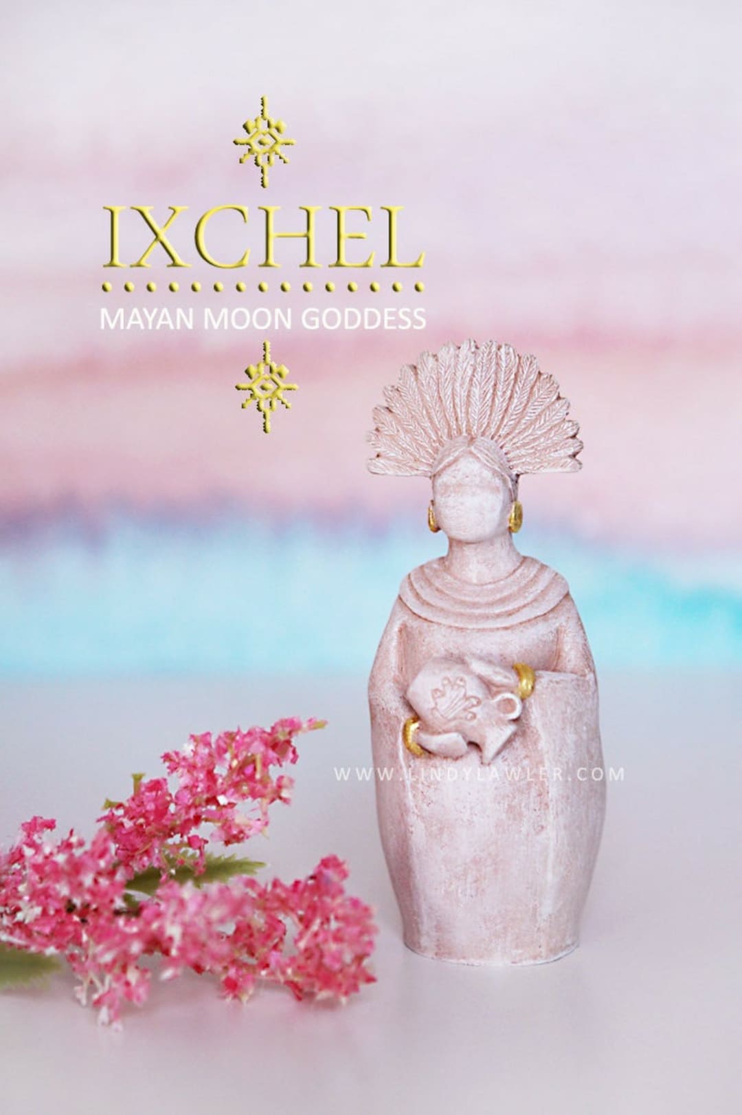 Ixchel Mayan Moon Goddess Statue: Fertility Altar Sculpture - Etsy